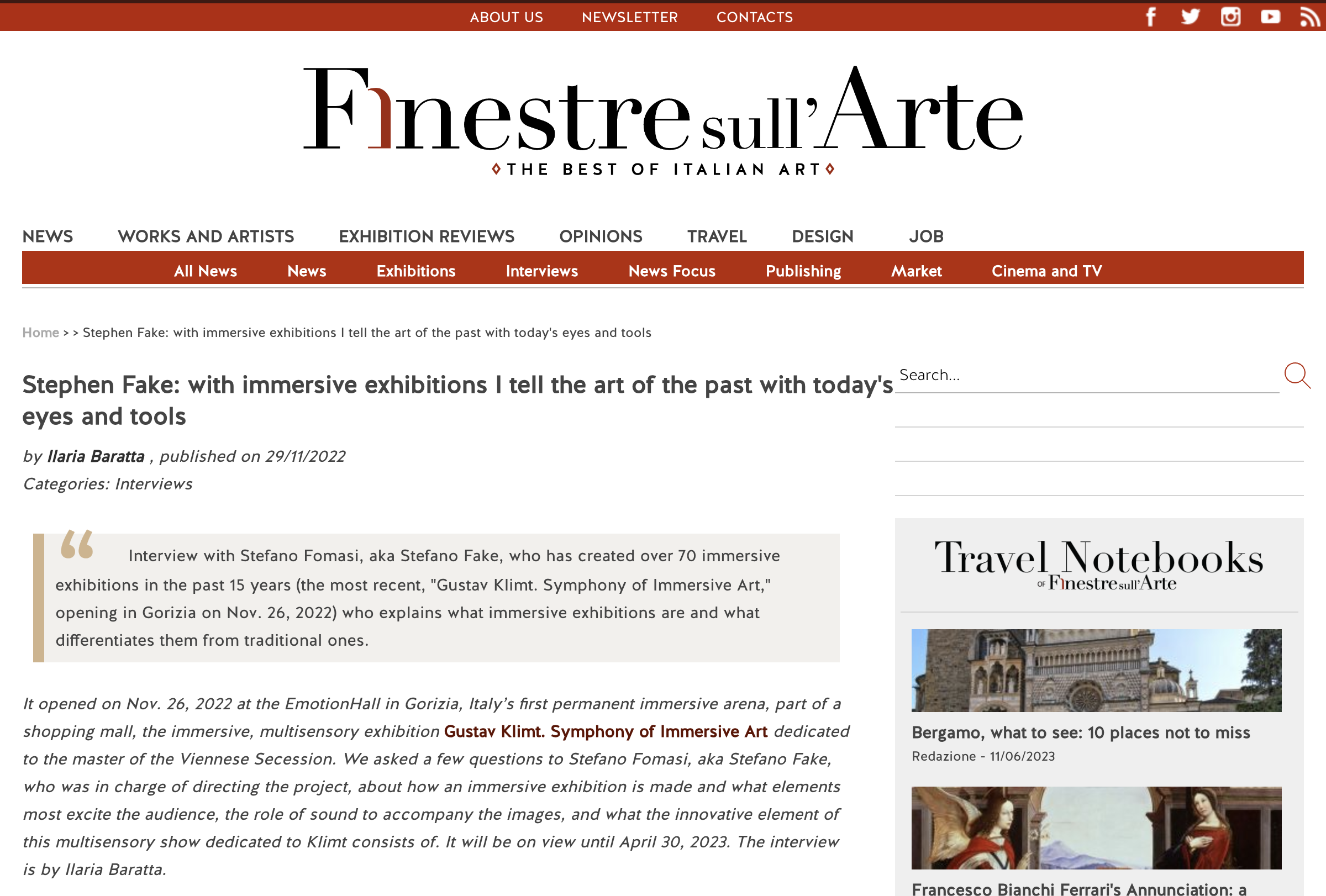 GUSTAV KLIMT Symphony of Immersive Art | Stefano Fake